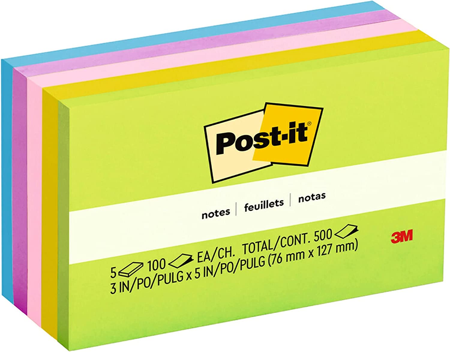 Post-it Pop-up Notes, 3x3 in, 5 Pads, America's #1 Favorite Sticky ...