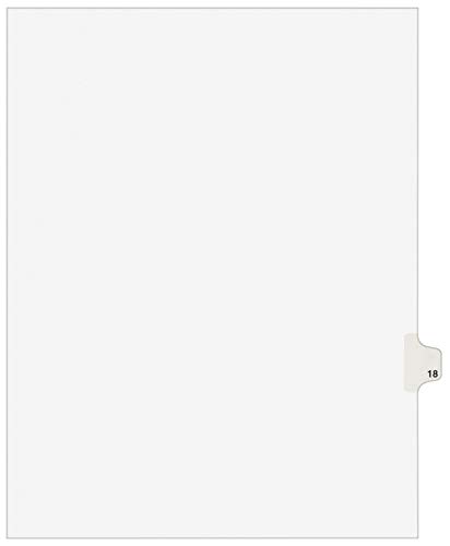 AVERY Legal Dividers Premium Individual Tab Titles Letter Size Side ...