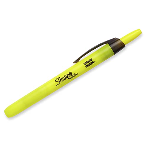 Sharpie Accent Retractable Highlighters\ Chisel Tip\ Fluorescent Yellow ...