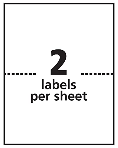 Avery Shipping Address Labels\ Laser & Inkjet Printers\500 Labels\Half ...