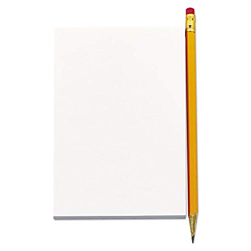 '''Universal Scratch Pads\ Unruled\ 3'''' x 5\ White\ 100 Sheets\ 12 ...