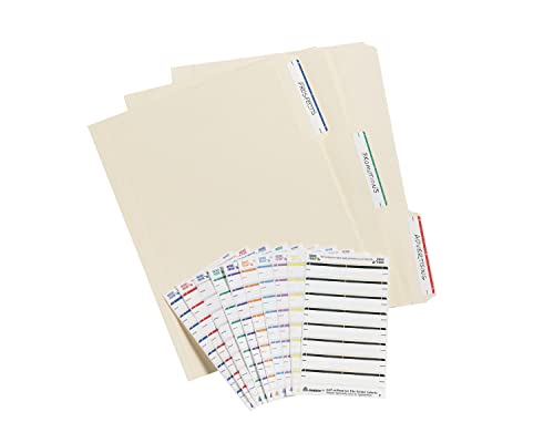 '''Avery File Folder Labels on 4'''' x 6'''' Sheets\ Easy Peel\ White ...