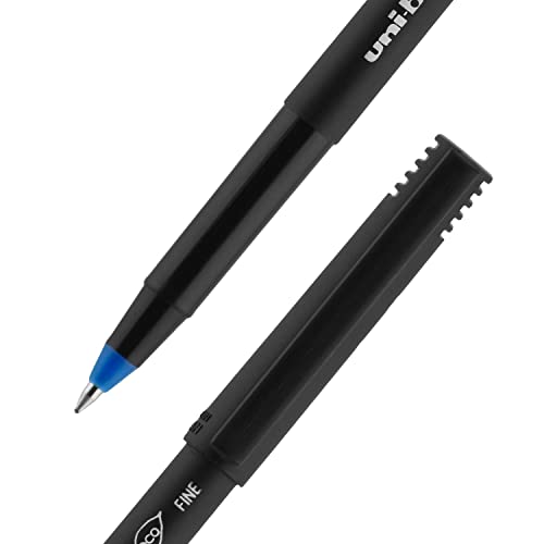 uni-ball ONYX Rollerball Pen\ Fine Point (0.7mm)\ Blue\ 12 Count ...
