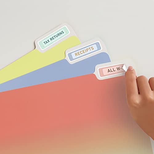 '''Avery Extra Large File Folder Labels\ Removable Adhesive\ Matte ...