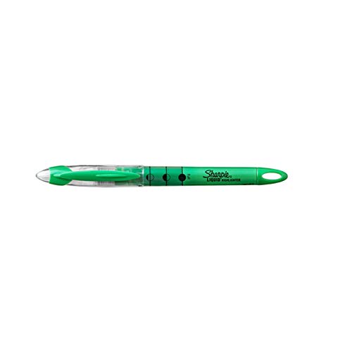 Sharpie Liquid Highlighters\ Chisel Tip\ Fluorescent Green\ Box of 12 ...