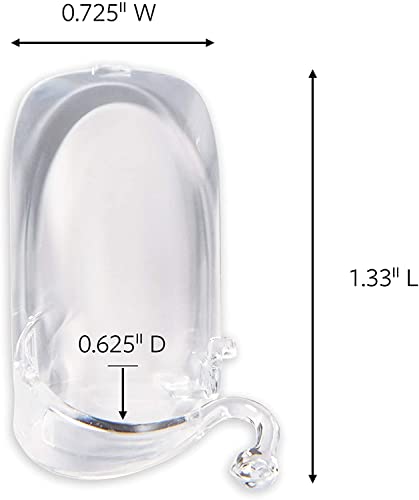 Command Outdoor Rope Light Clips with Foam Strips\ Clear\ 3 Pack\ 36 ...