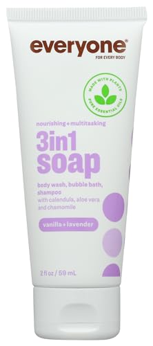Everyone for Every Body 3-in-1 Soap Travel Size, Body Wash, Bubble Bath ...