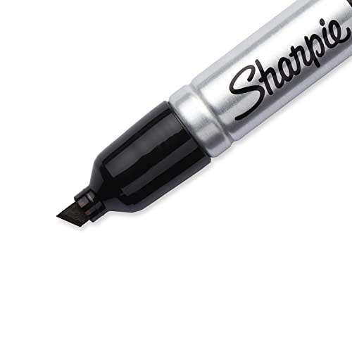 Sharpie 15661PP King Size Permanent Marker Chisel Tip Black 4-Count ...