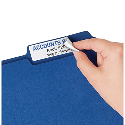'''Avery Extra Large File Folder Labels\ Removable Adhesive\ Matte ...