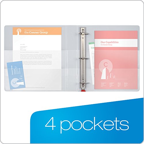 '''Cardinal Premier Easy Open 3-Ring Binder\ 1''''\ ONE-Touch Easy Open ...