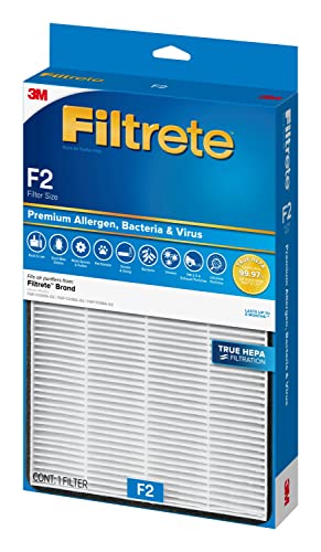 Filtrete F2 Room Air Purifier Filter True HEPA Premium Allergen ...