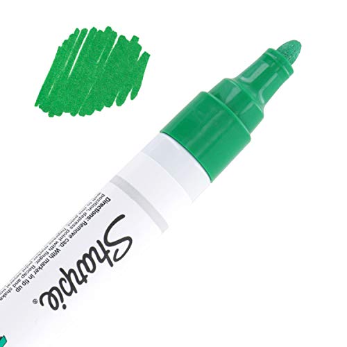 Sharpie Oil-Based Paint Marker Medium Point Green Ink Pack of 3 - Coralport
