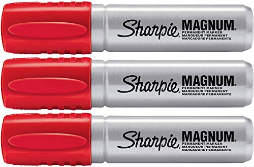 Sharpie Magnum Permanent Marker | Oversized Chisel Tip Great for Poster ...