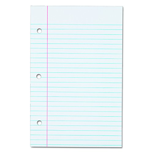 Oxford 62304 Filler Paper\ 3H\ 20 lb\ 5 1/2 x 8 1/2\ College Rule ...