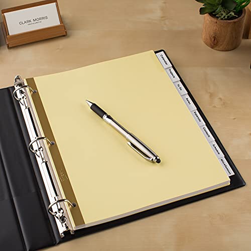 Avery 8 Tab Binder Dividers Insertable Clear Big Tabs 1 Set Pack 8 ...