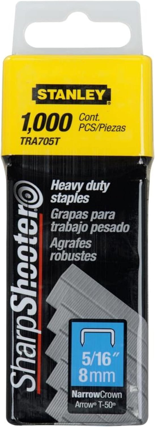 Stanley Tra705T 5/16 Inch Heavy Duty Staples, Pack of 1000(Pack of 1000 ...
