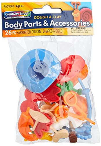 Creativity Street Modeling Dough and Clay Body Parts, Assorted - Coralport