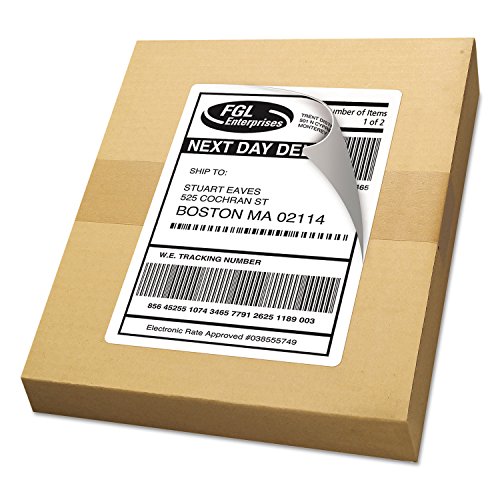 Avery 8126 Inkjet Shipping Labels\Perf. Sheets\5-1/2-Inch X8-1/2-Inch ...