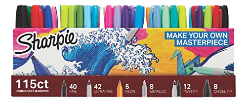 Sharpie 1983255 Permanent Markers Ultimate Collection Fine and Ultra ...
