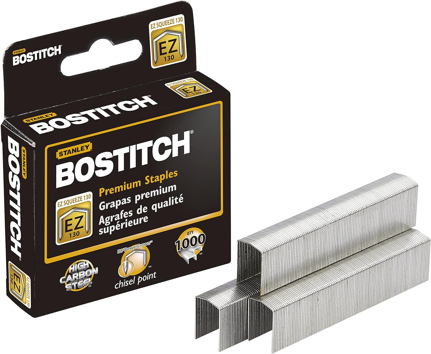 Bostitch Office EZ Squeeze 130 Sheet B8 PowerCrown Staples for Bostitch ...