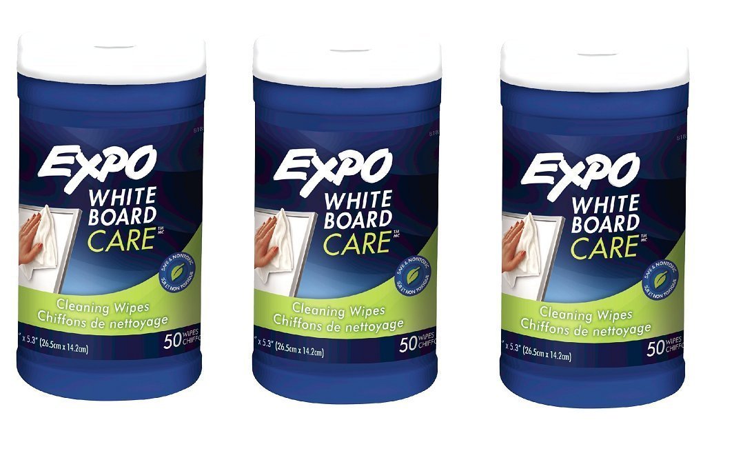 Expo Marker Board Towlettes wipes (3-Pack of 50) for Wholesale