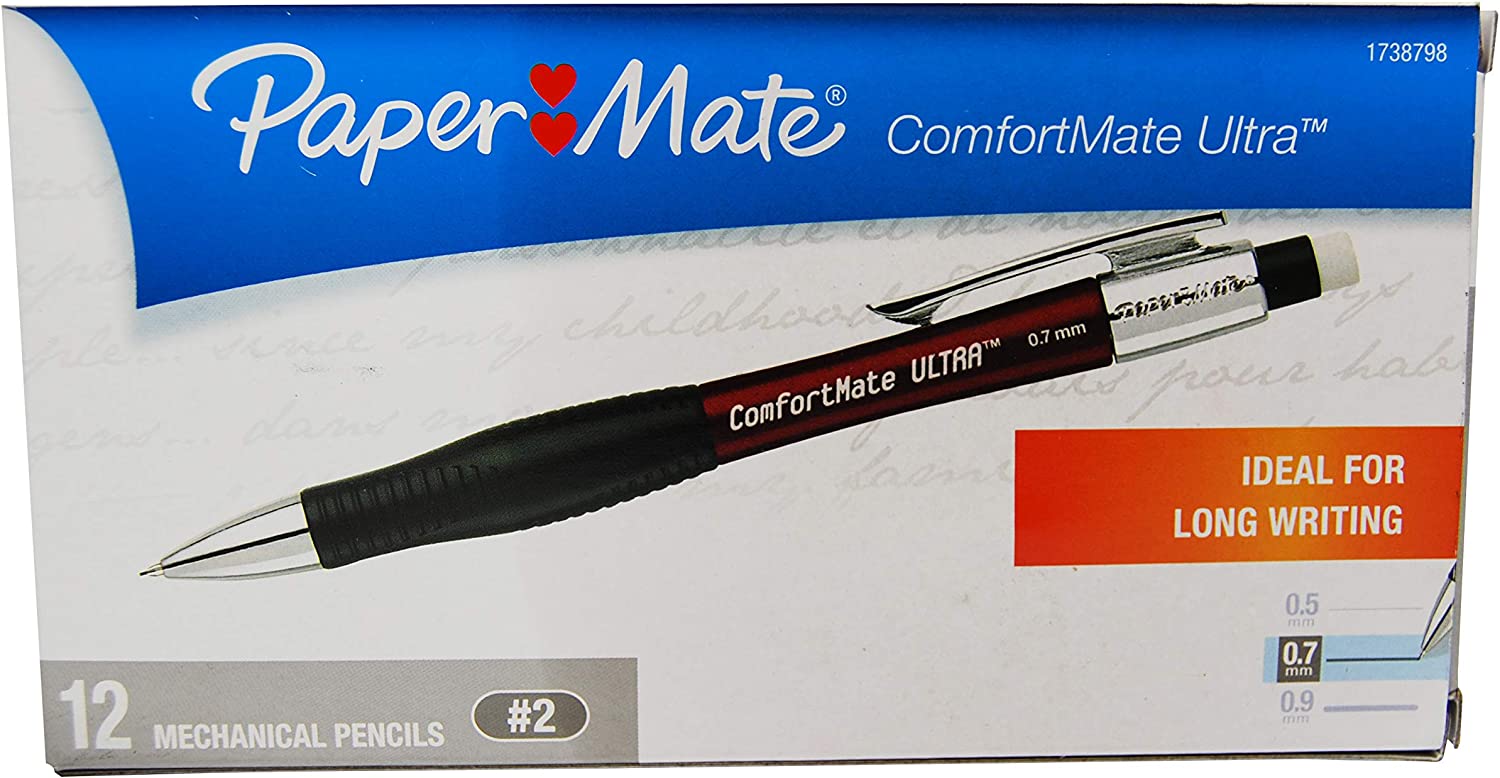 Paper Mate Comfort Mate Ultra Mechanical Pencils\ 0.7mm\ HB #2 ...