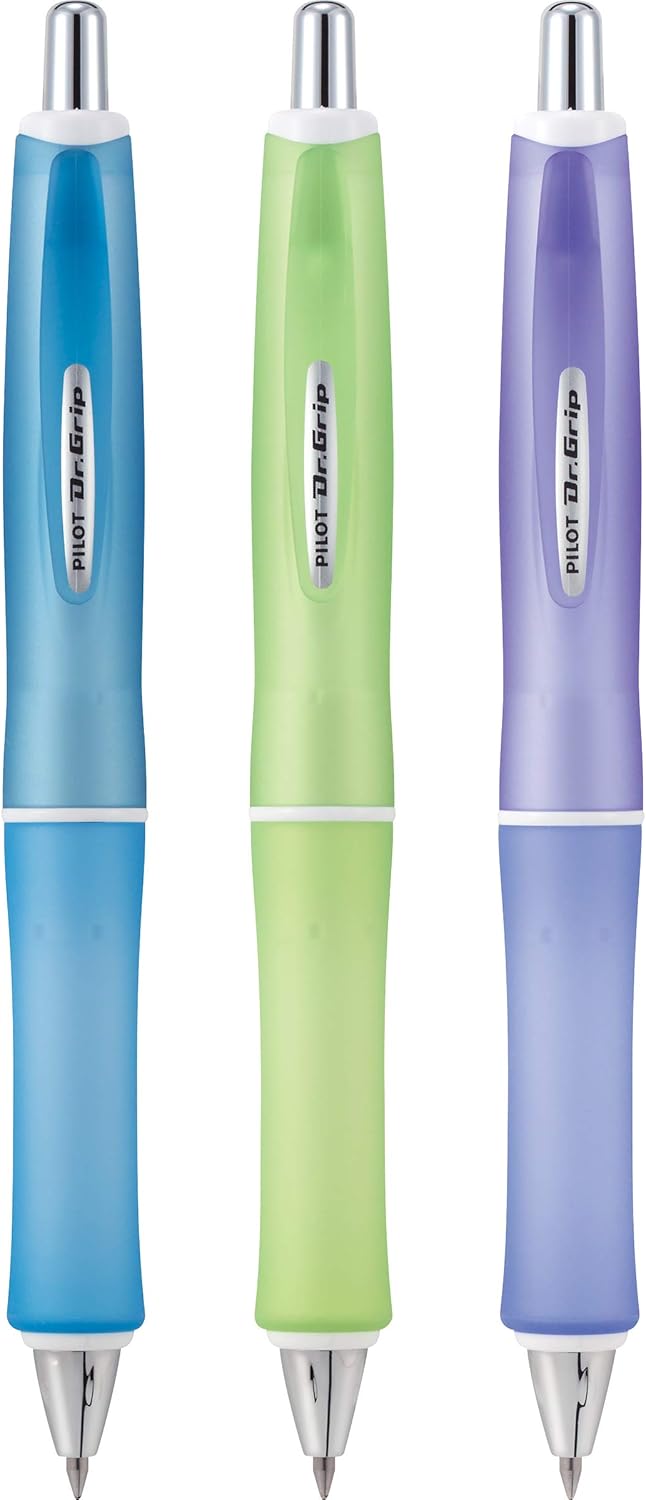 PILOT Dr. Grip Frosted Refillable & Retractable Advanced Ink Ballpoint ...