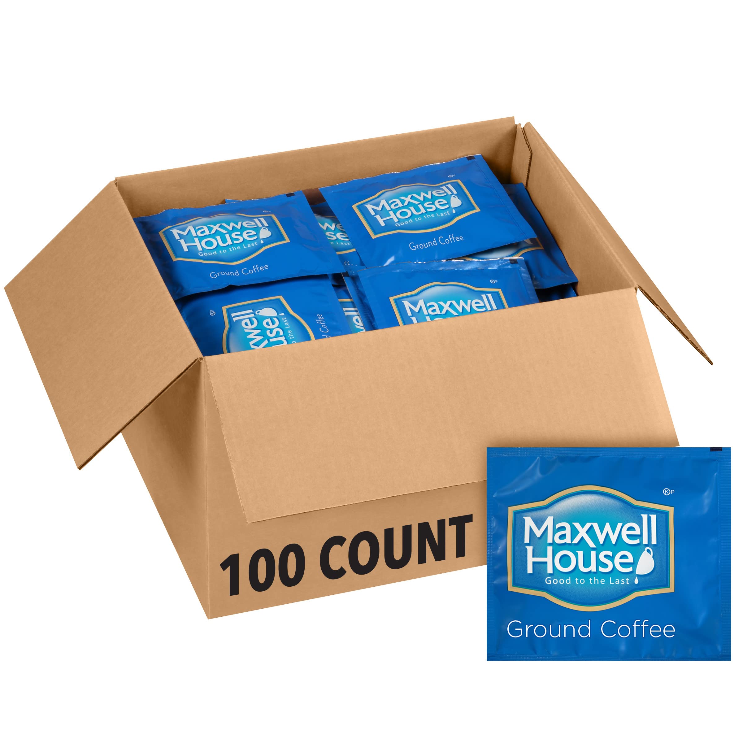 Maxwell House Ground Coffee Filter Packs (100 ct Pack) for Wholesale