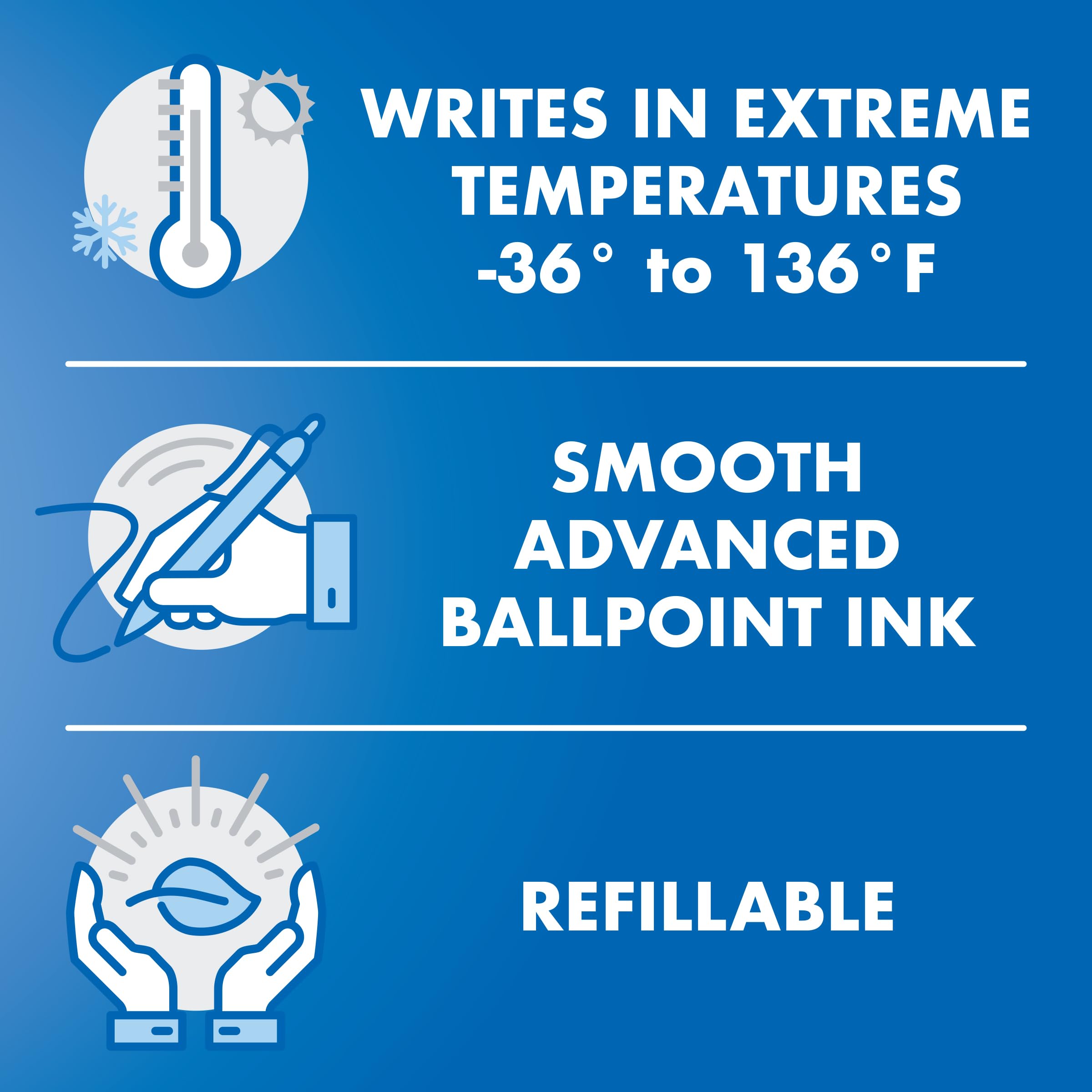 PILOT Acroball 1000 Ultra-Premium Refillable & Retractable Ball Point ...