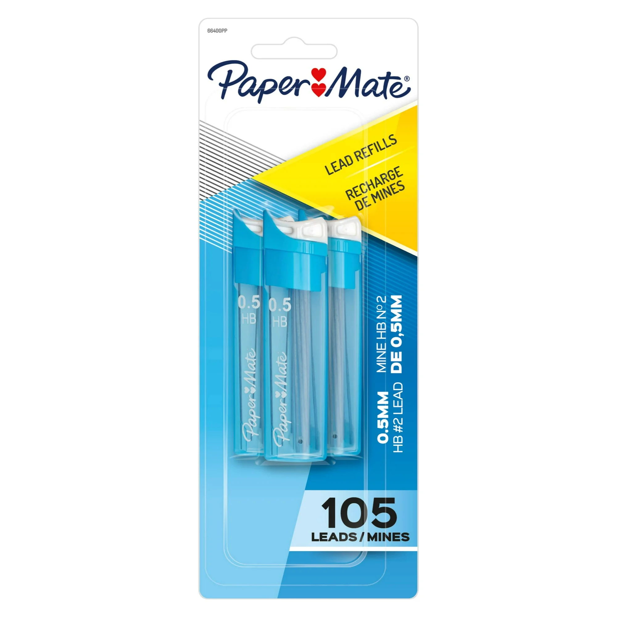 Paper Mate Mechanical Pencil Refills, 0.5mm, HB #2, 105 Count for Wholesale